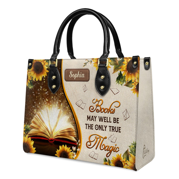 Books May Well Be The Only One True Magic NQAY1702003A Leather Bag ...
