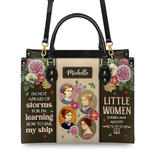 Little Women Im Not Afraid Of Storms DNRZ2102002A Leather Bag - The ...